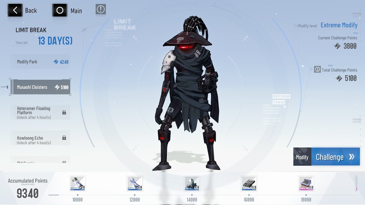 PGR | Limit Break | Extreme Modify 1-2 - YouTube