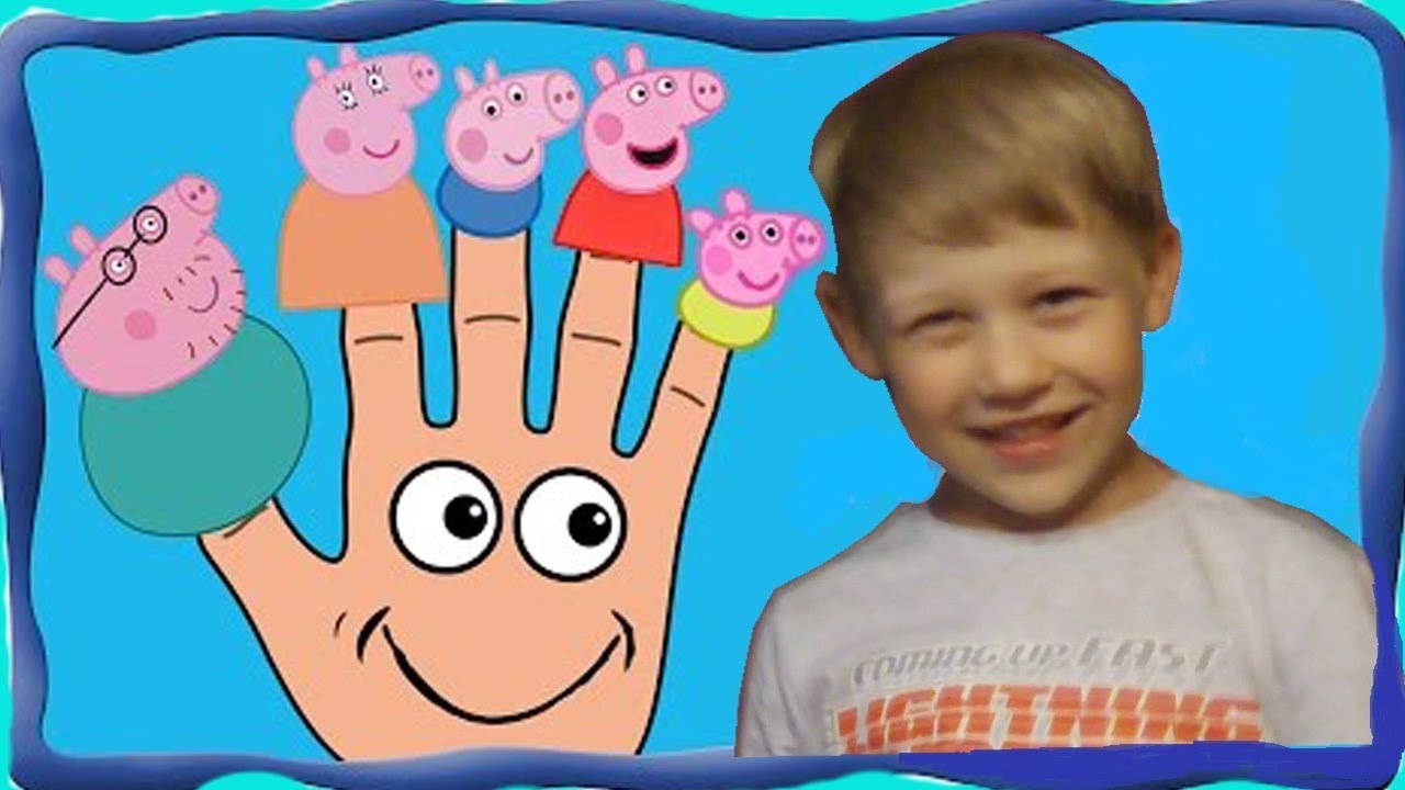 PEPPA PIG Finger Family Song Nursery Rhymes songs for kids, babies ...