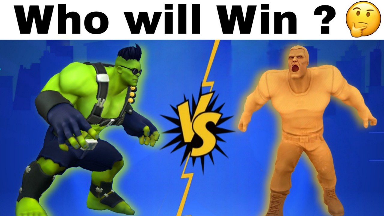 HULK Vs SANDMAN 😱 / who will win the Fight 🤔 / Spider Fighter 3 🤩 - YouTube