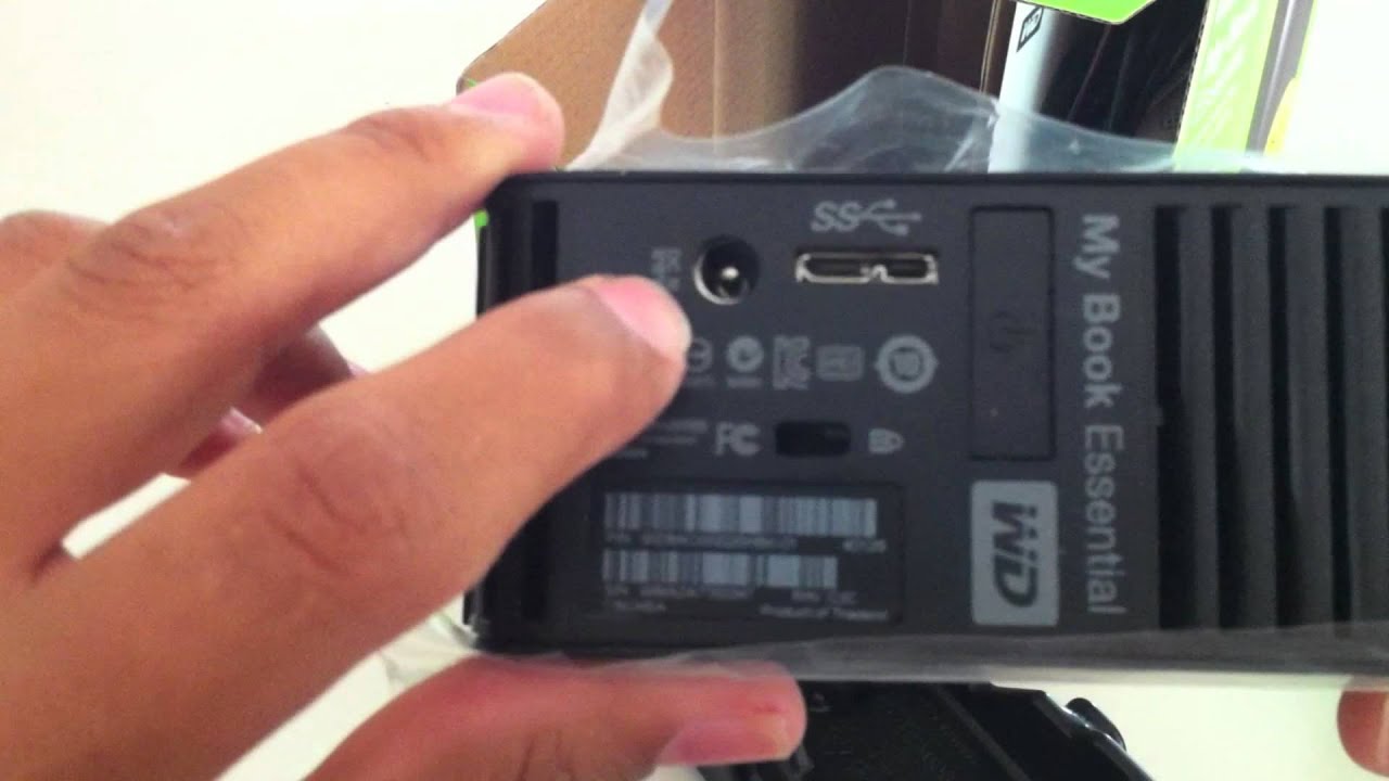 WD My Book Essential 2TB HDD Unboxing - YouTube