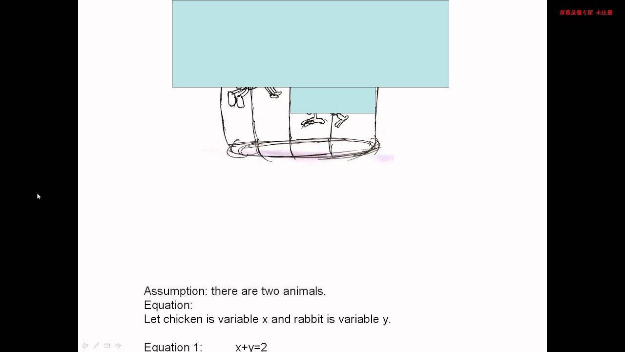 The problem of chicken and rabbit problem - YouTube