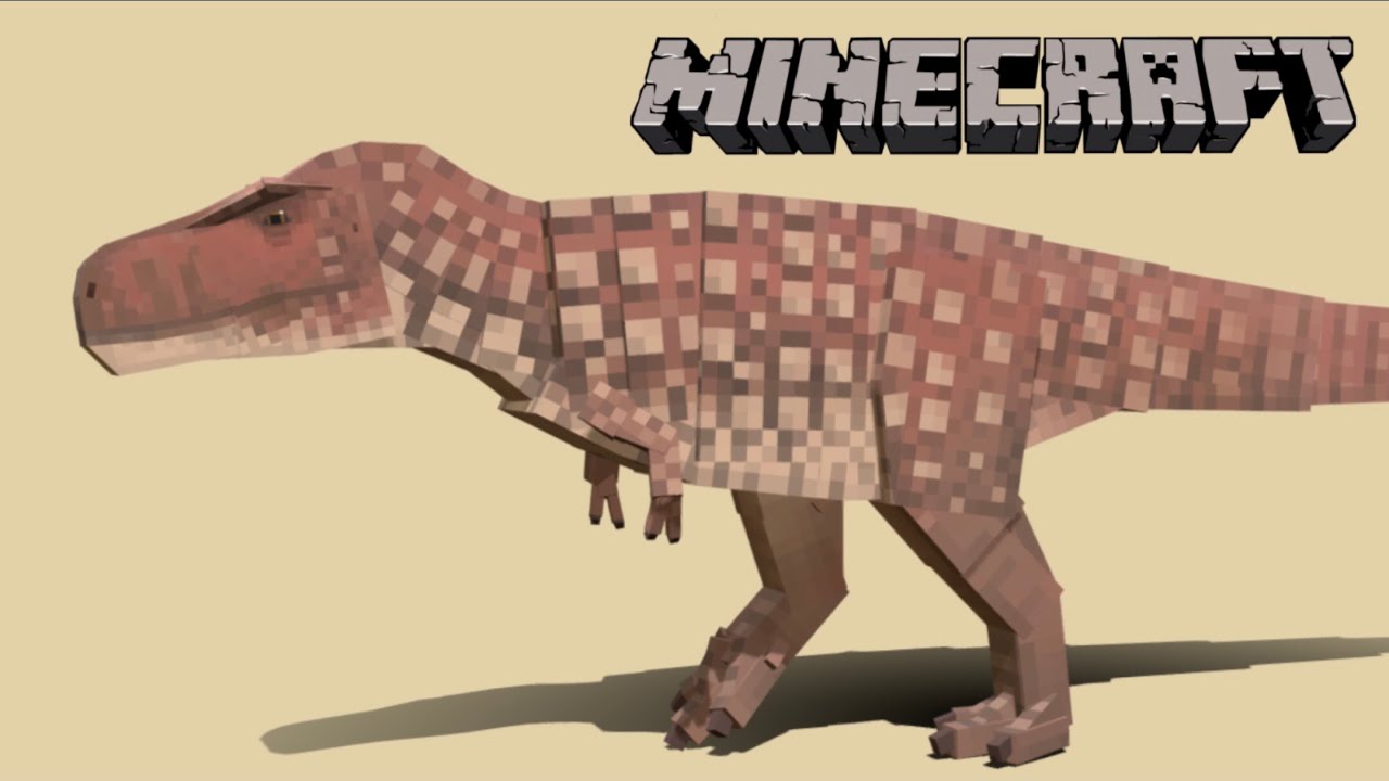 【Minecraft BE】TARBOSAURUS - model & animation showcase (Dinosaur ...