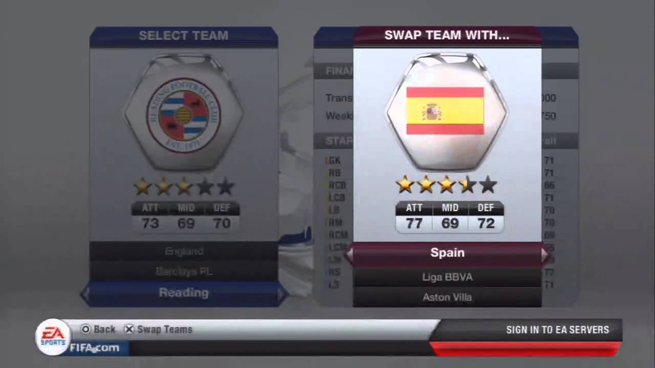 How to swap Teams On Career MODE - YouTube