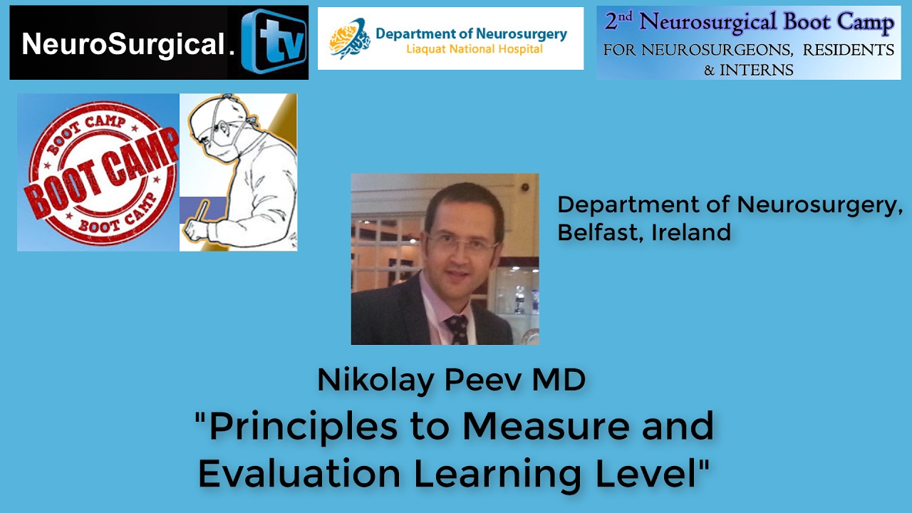Nikolay Peev MD: Principles to Measure and Evaluation Learning Level ...