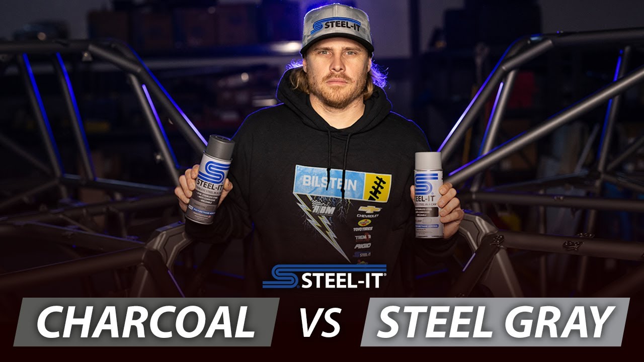 STEEL-IT Charcoal VS Steel Gray With Ryan Beat Motorsports - YouTube