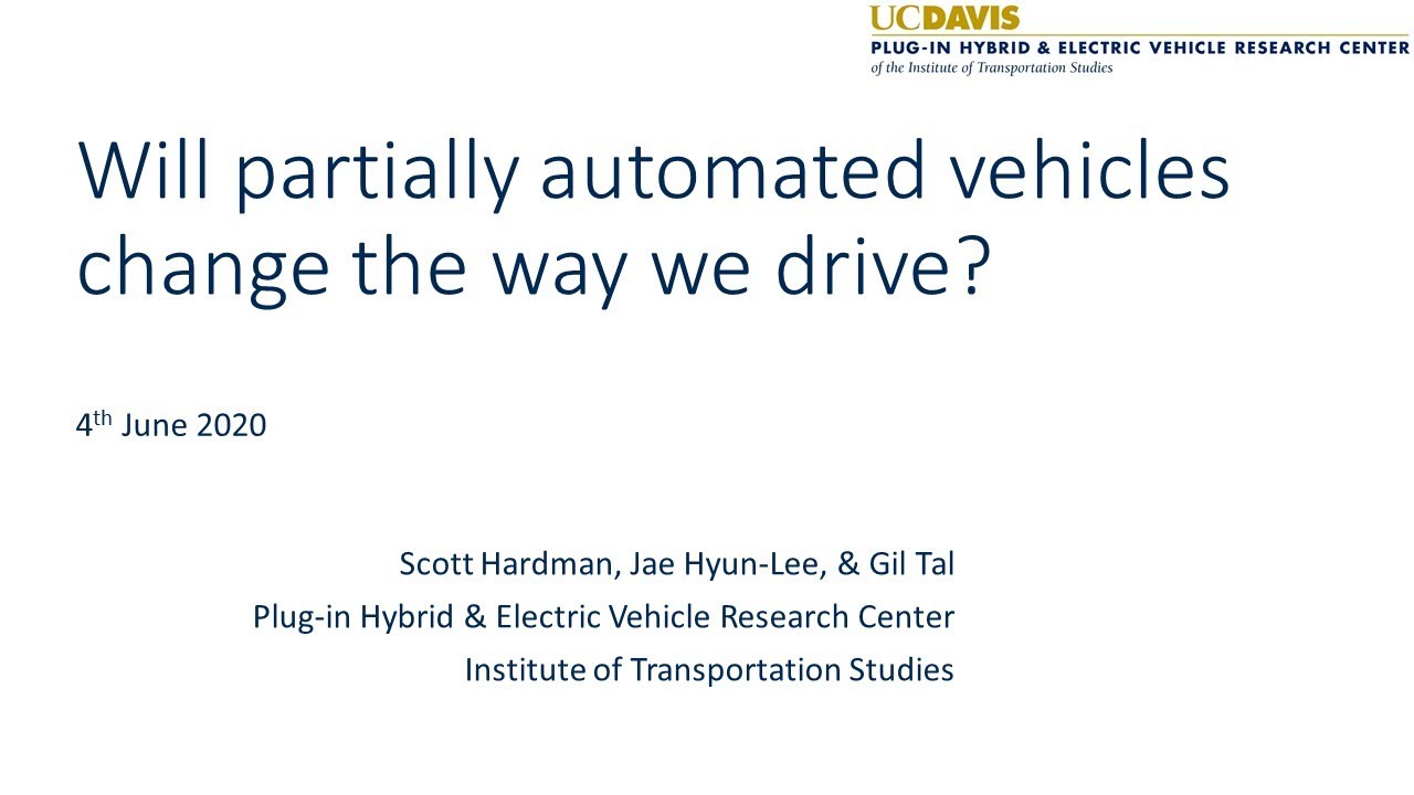 Will partially automated vehicles change the way we drive? - YouTube