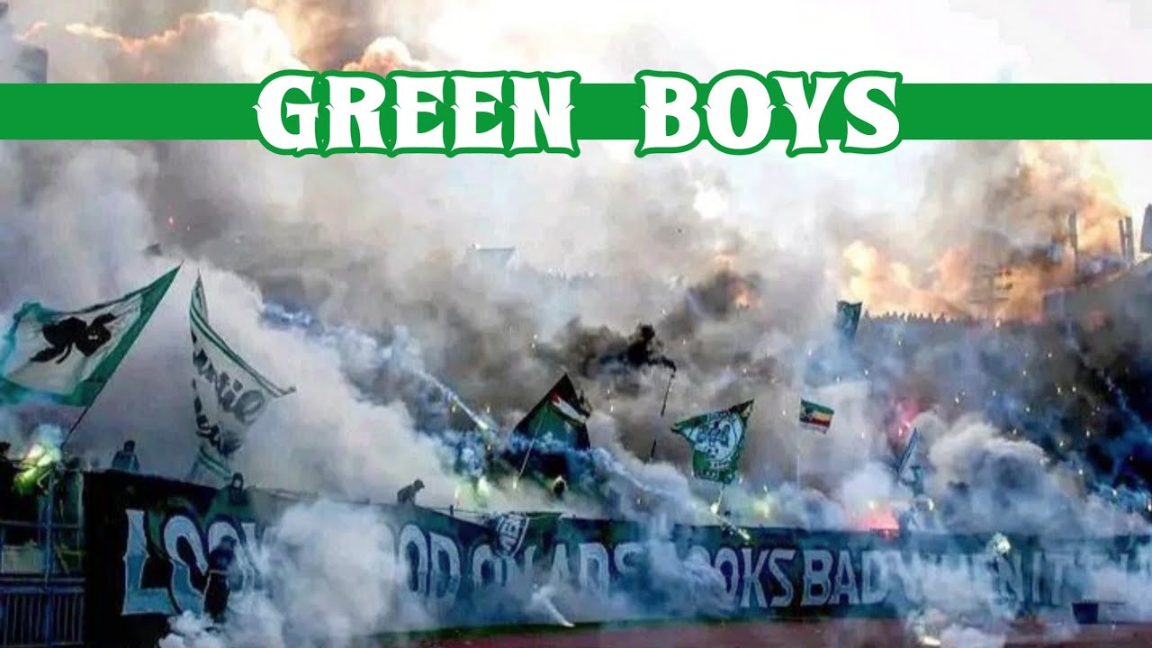 Raja Casablanca - FAR Rabat || Ultras Raja Casablanca Green Boys in ...