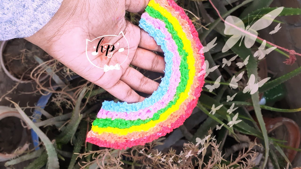 little artist|| tissue art|| how to make Rambo|| #tissue panting/# ...