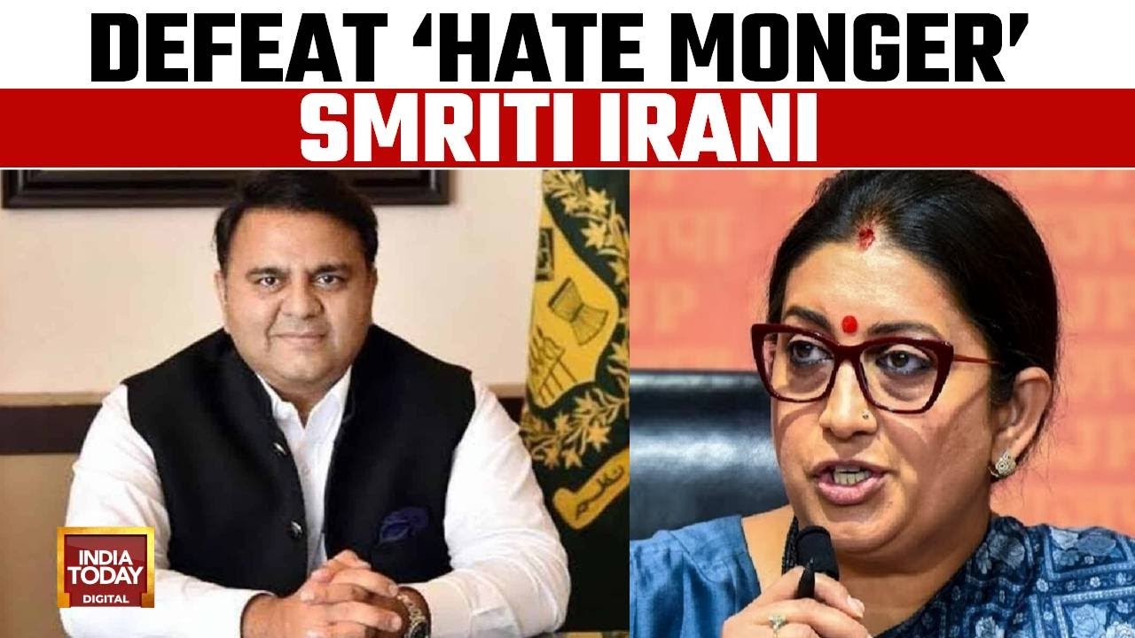 Ex Pakistan Mantri Fawad Hussain Openly Seeks Smriti Irani's Defeat, Says 'Defeat Hate Monger ...