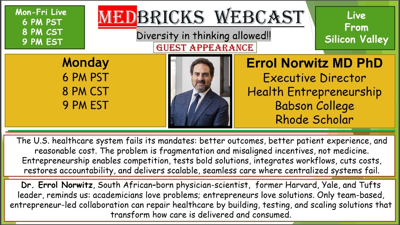 Errol Norwitz MD PhD - Executive Director, Health Entrepreneurship ...