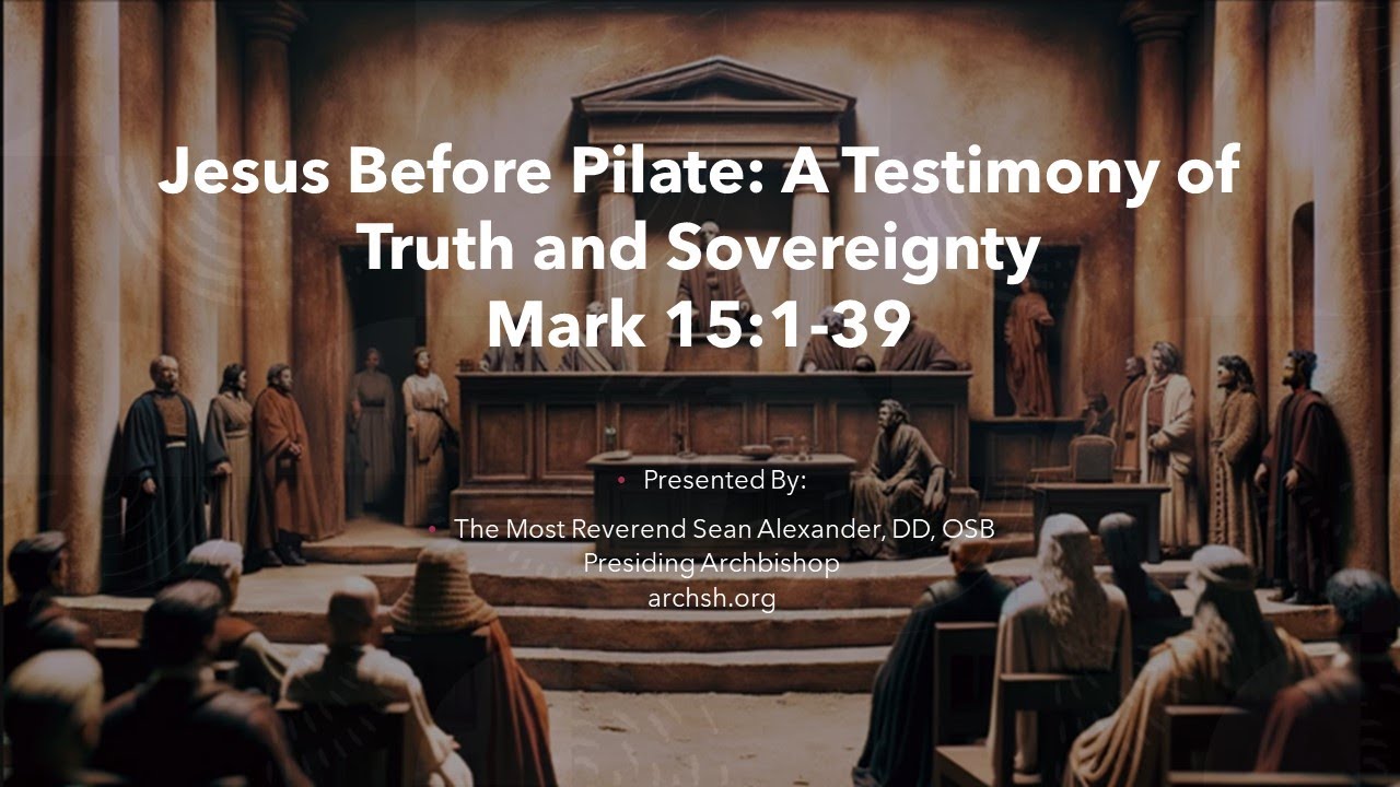 Jesus Before Pilot - YouTube