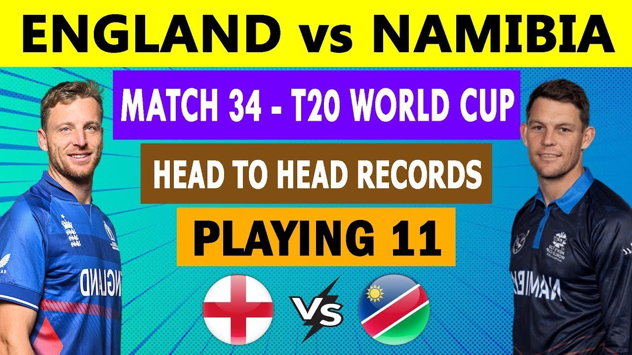 Namibia vs England live || England vs Namibia live || T20 World Cup ...