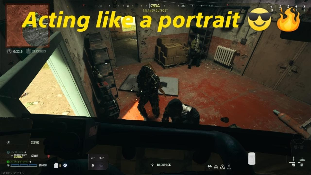 Acting like a Golden portrait in Warzone 3 quads - YouTube