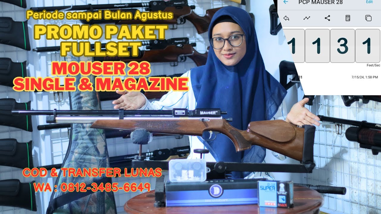 FPS DAN PROMO PAKET FULLSET SENAPAN PCP MOUSER | SENAPAN PCP MOUSER ...