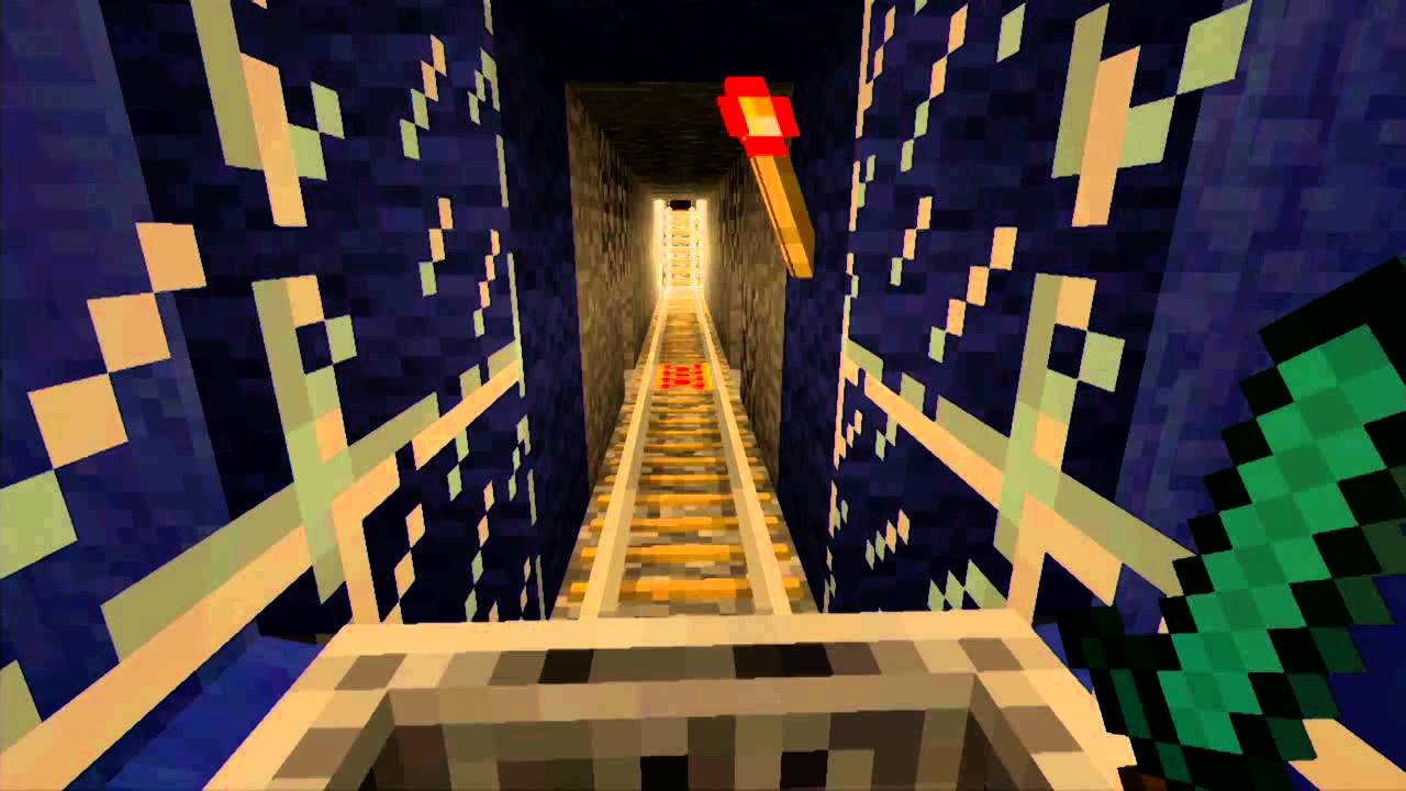 Minecraft (PS3) ~ "On A Rail" Trophy - Complete Custom Rail System ...