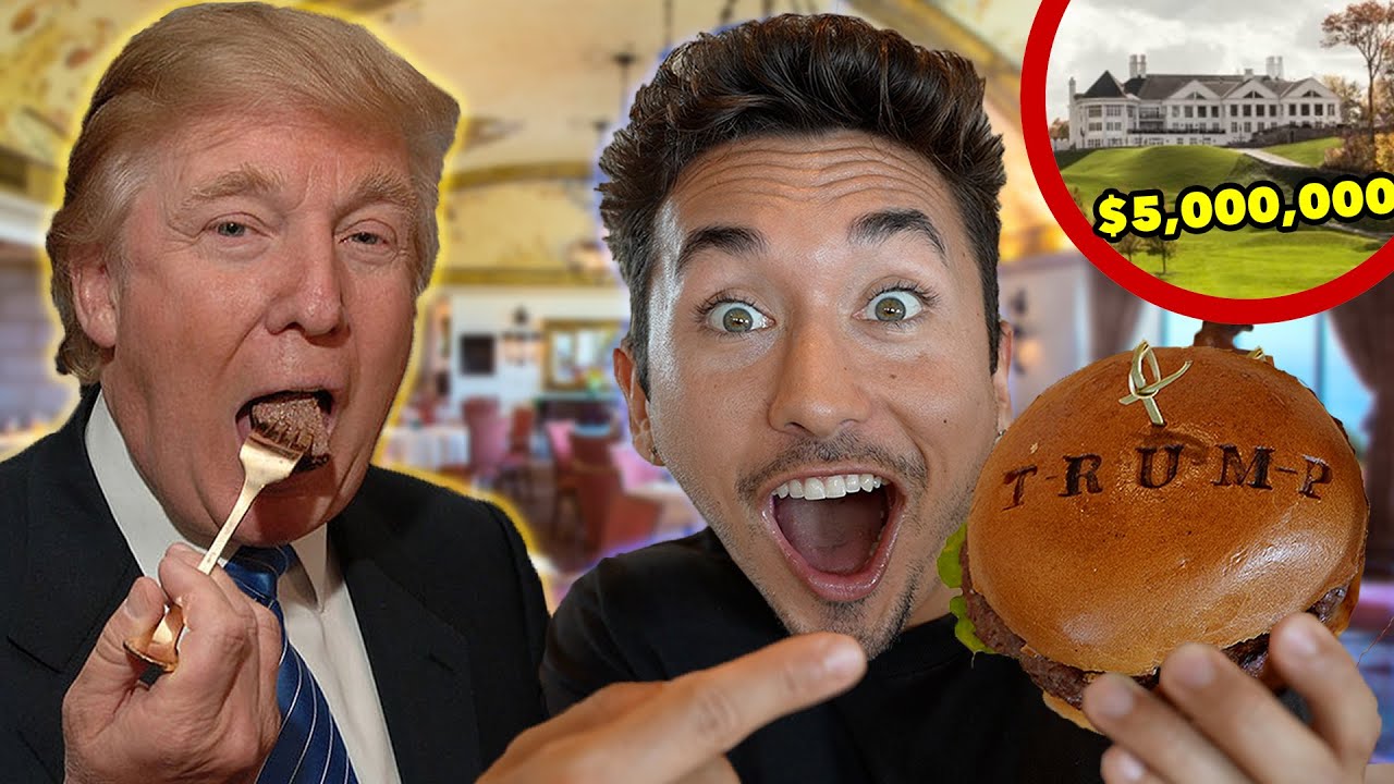 Eating At Donald Trump's Restaurant... (HIGH CLASS LUXURY) - YouTube