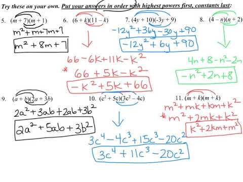Multiplying Polynomials (FOIL) - YouTube