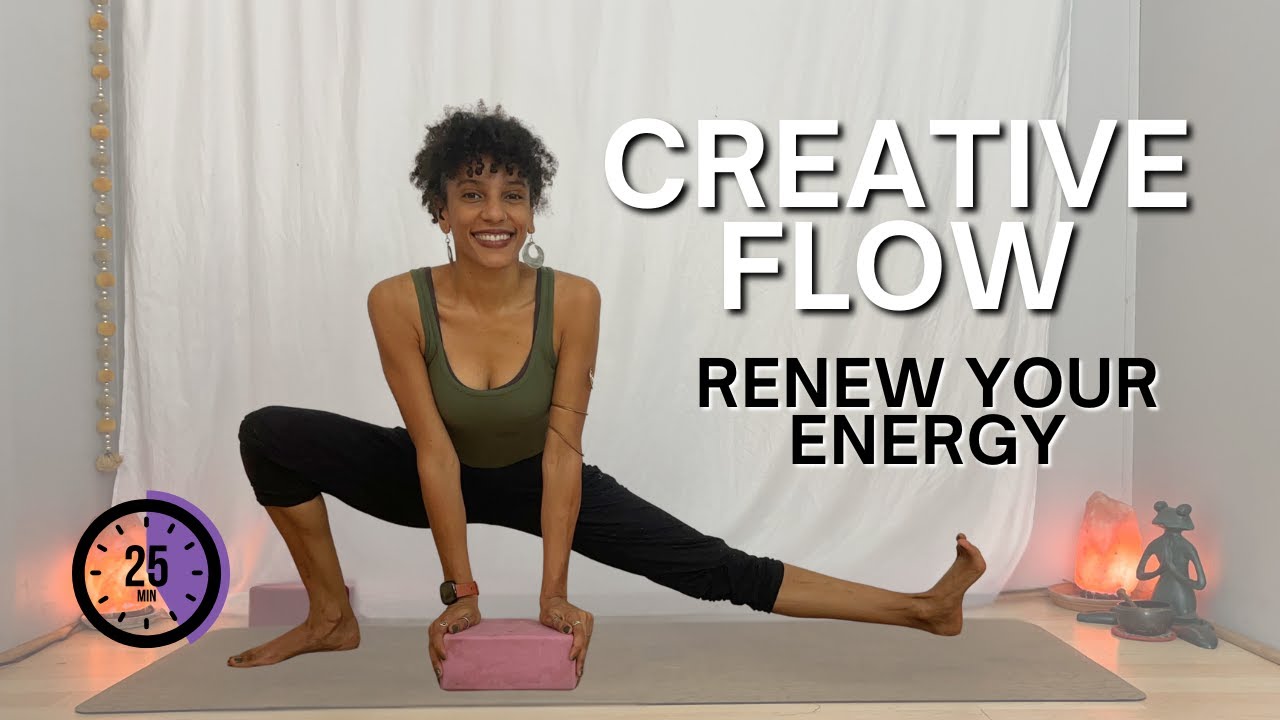 Creative Yoga Flow | Embrace Calm and Renew your Energy - YouTube