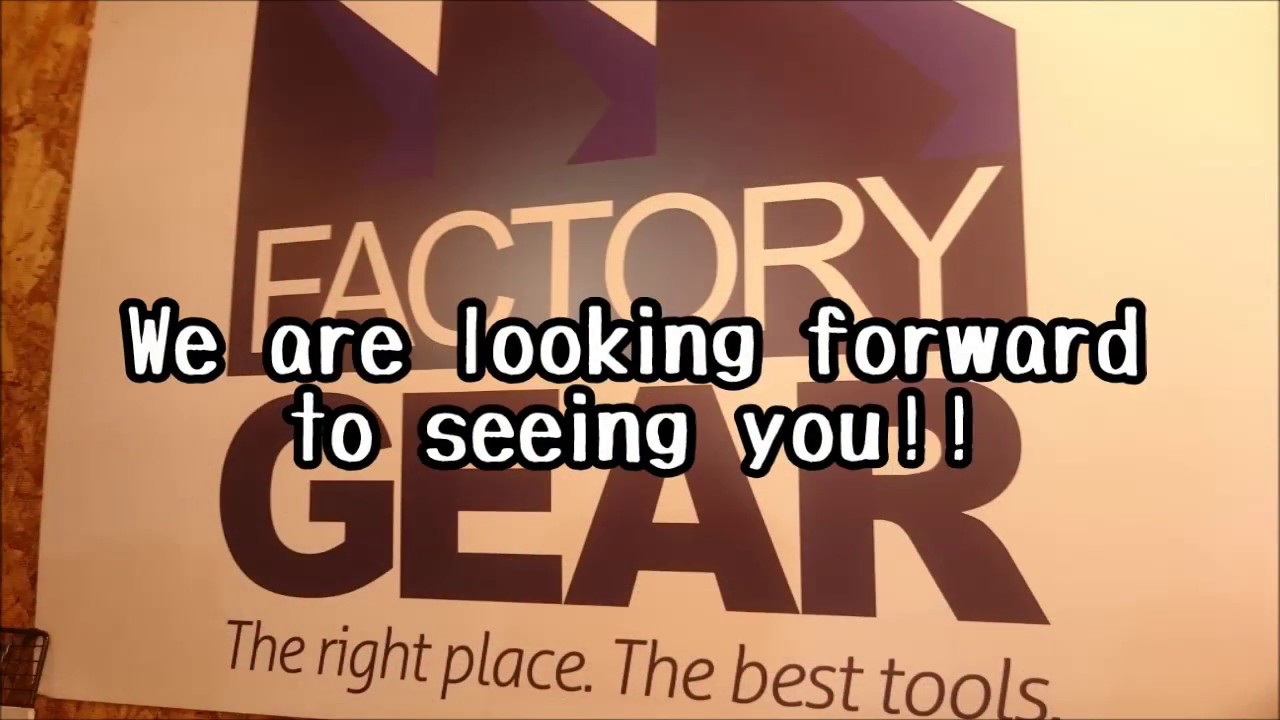 FACTORY GEAR NANBA Tools shop in Osaka - YouTube