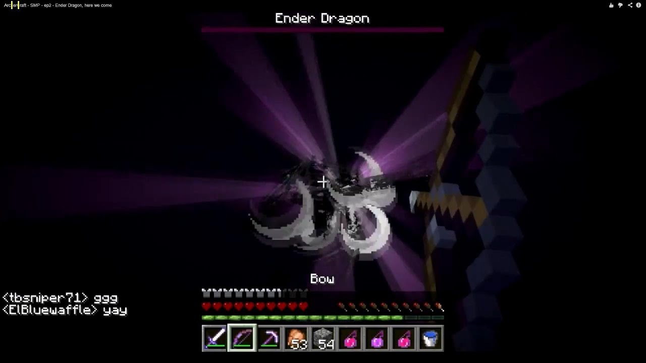 ArcherCraft - SMP - ep2 - Ender Dragon, here we come - YouTube