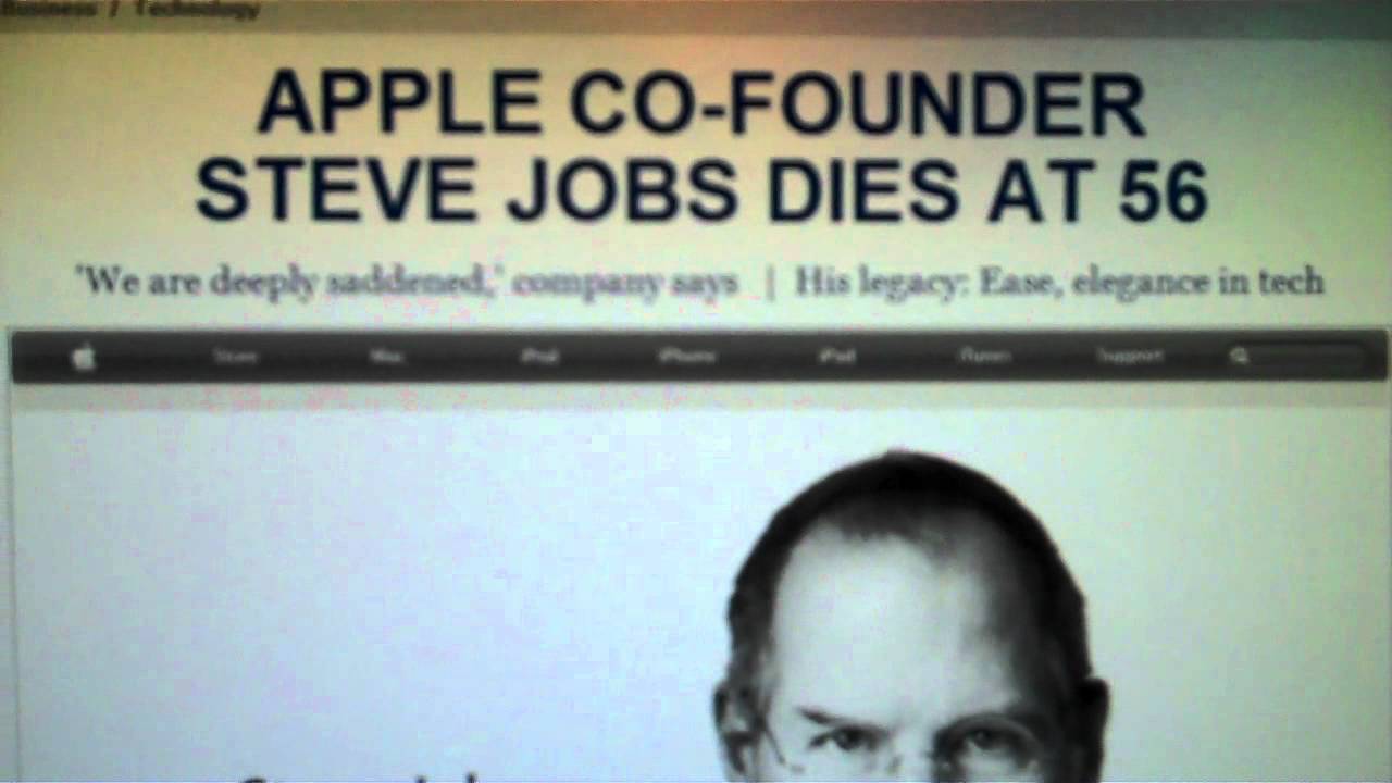 RIP Steve Jobs (1955-2011) - YouTube