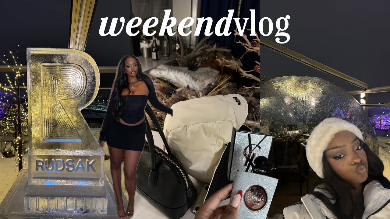 WEEKEND VLOG | Girls night out, Rudsak PR event, Igloofest, friends ...