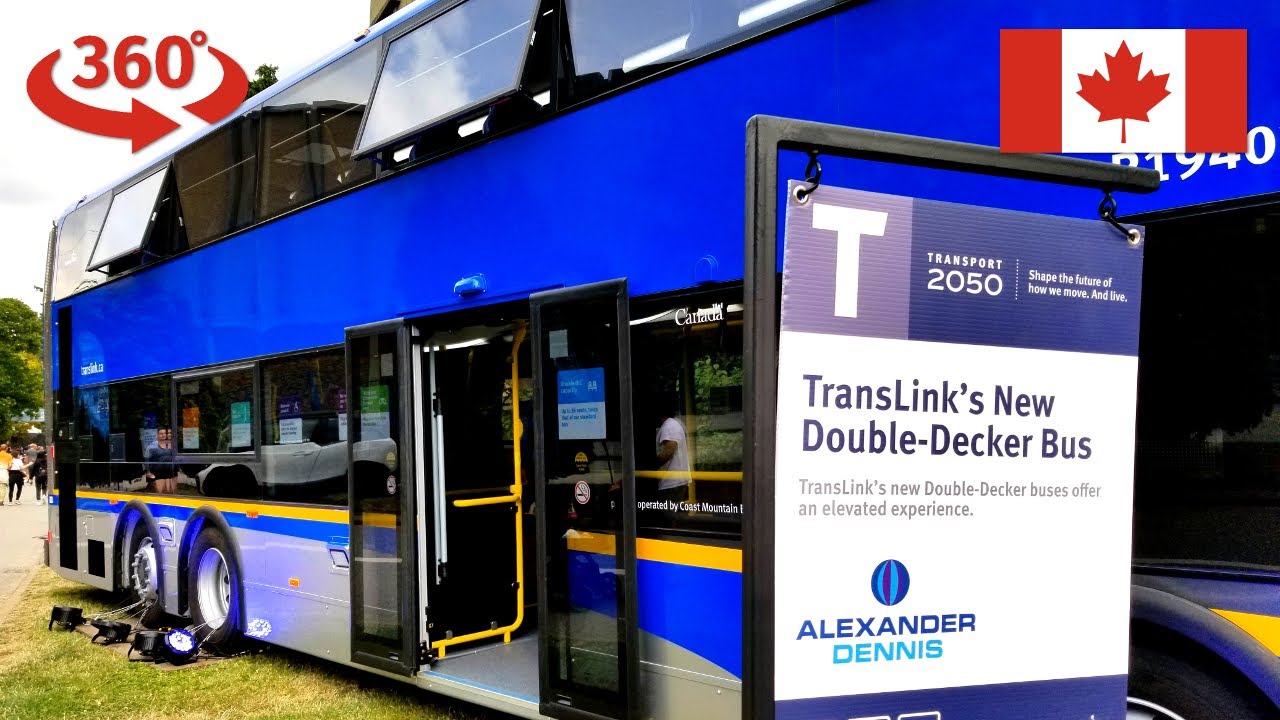 Translink Double-Decker Bus 360° Tour at the PNE Fair in Vancouver, BC ...