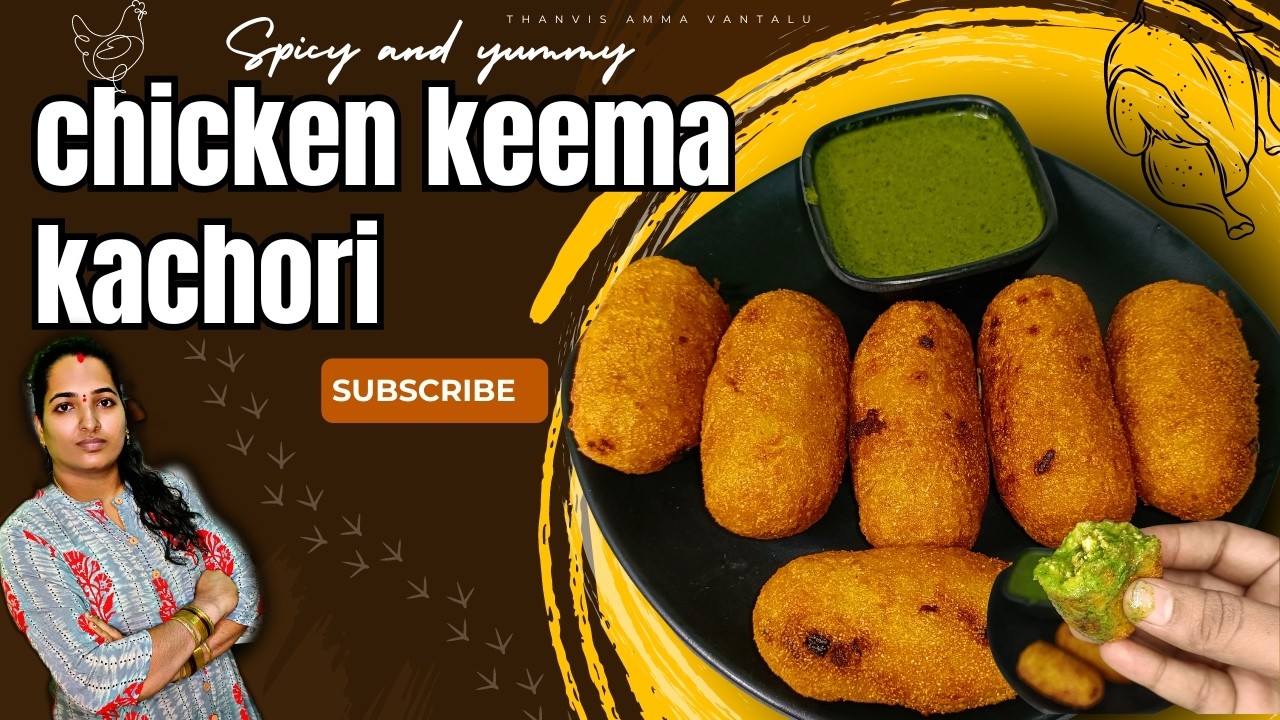 Crispy Chicken Keema Kachori Recipe | Easy & Delicious Snack | How to ...