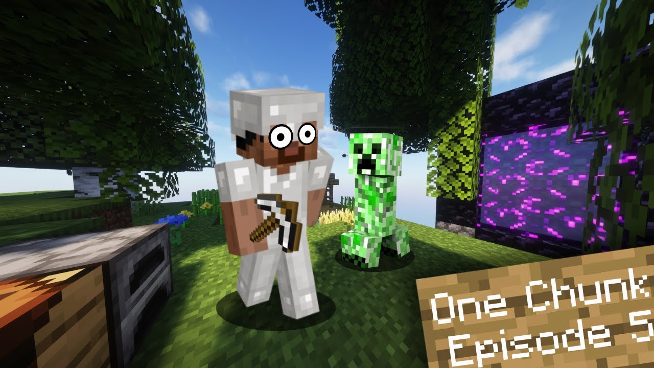 We Finally Found IRON In Minecraft One Chunk! - YouTube