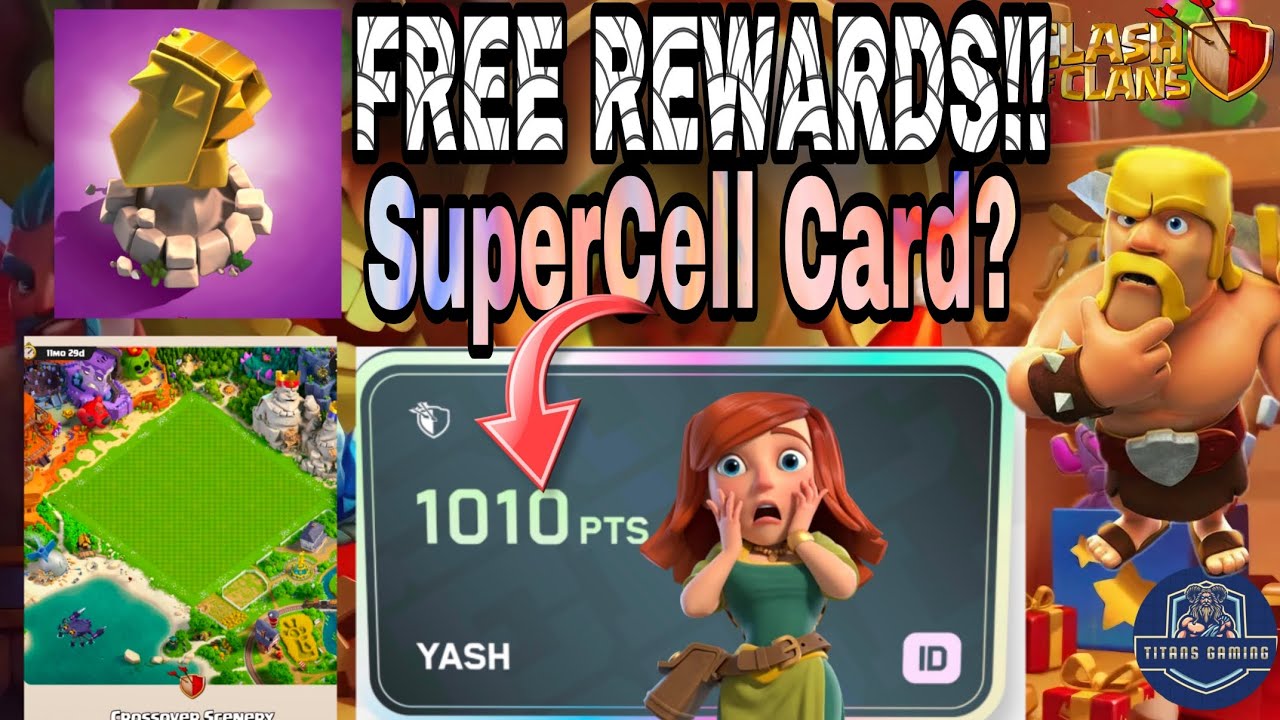 NEW Supercell ID Rewards Explained - How to Get FREE Scenery, Deco ...