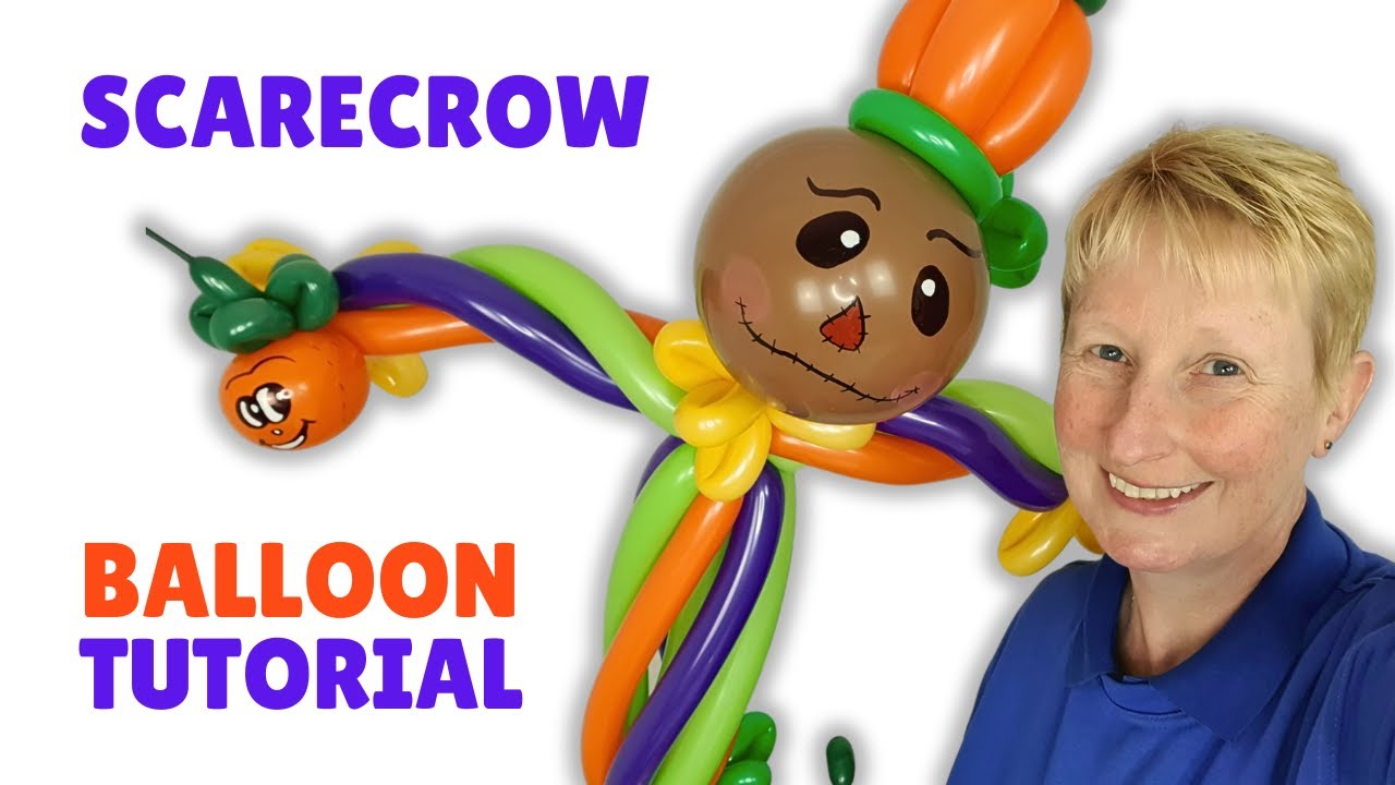 How to Make a Balloon Scarecrow Show Stopper - YouTube