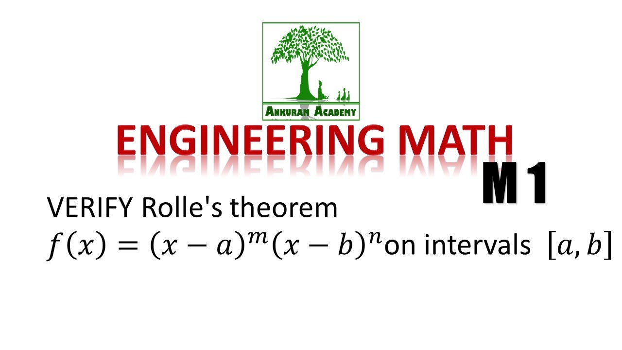 Engineering math M1 - YouTube