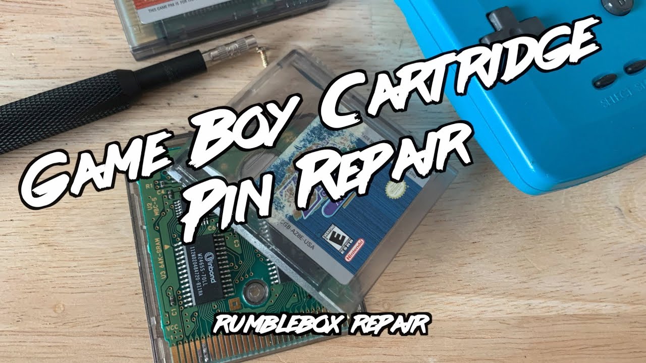 Game Boy Cartridge Pin Repair | RUMBLEBOX Repair - YouTube