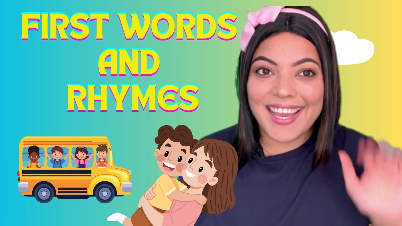 Baby Learning | First Words | First Rhymes | Speech | Wheels on the Bus ...