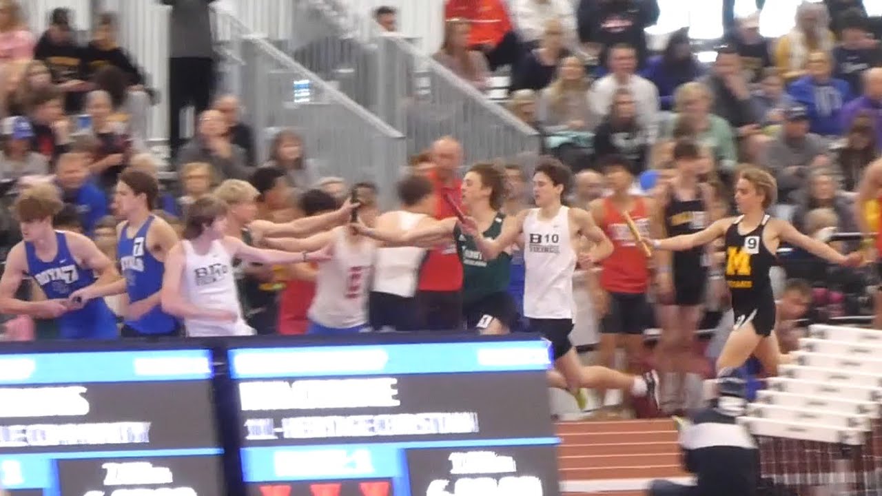 Heat 2 of HSR Boys DMR - New School Record - Hoosier State Relays ...