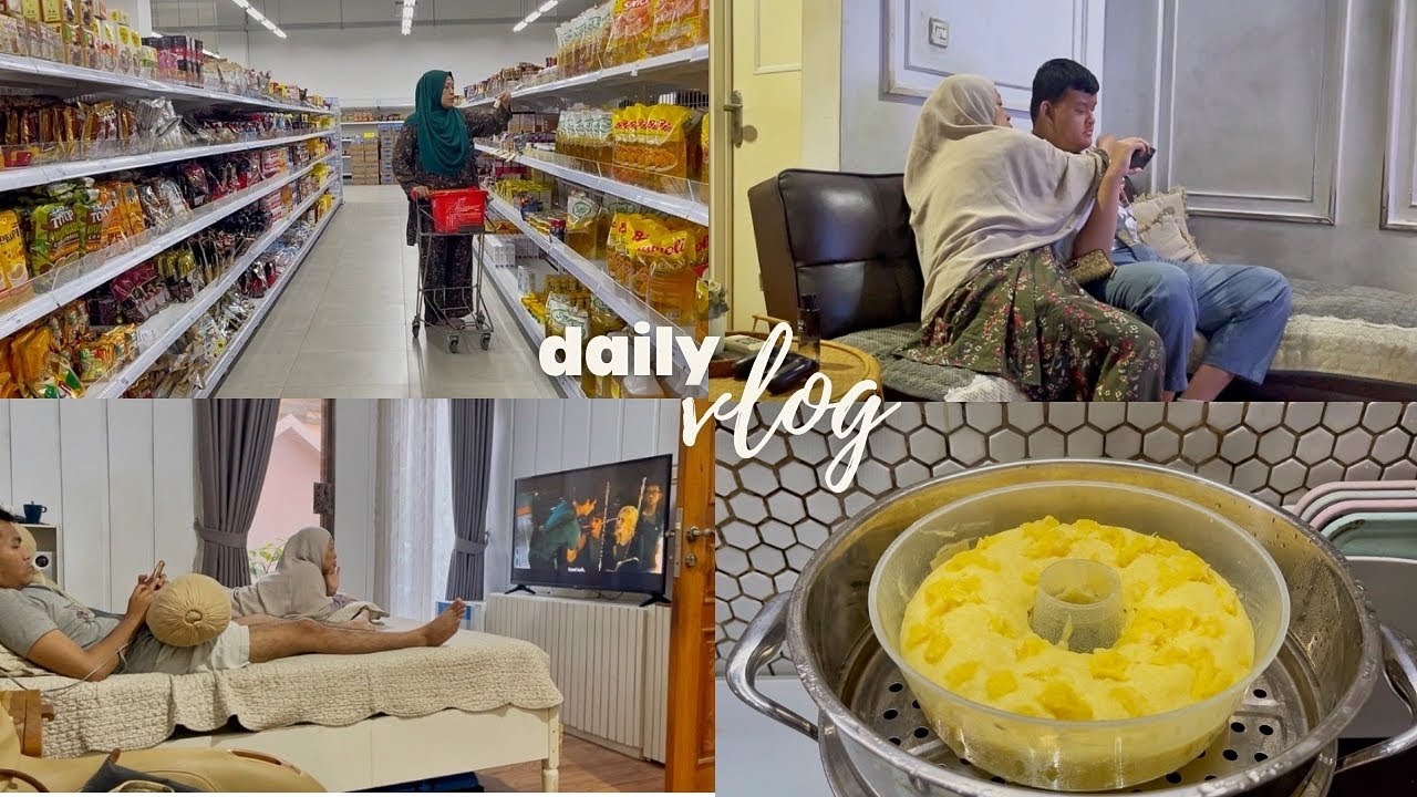 #dailyvlog RUTINITAS IRT/ BOLU TAPE KUKUS/ BELANJA MINGGUAN DI HARMONY ...