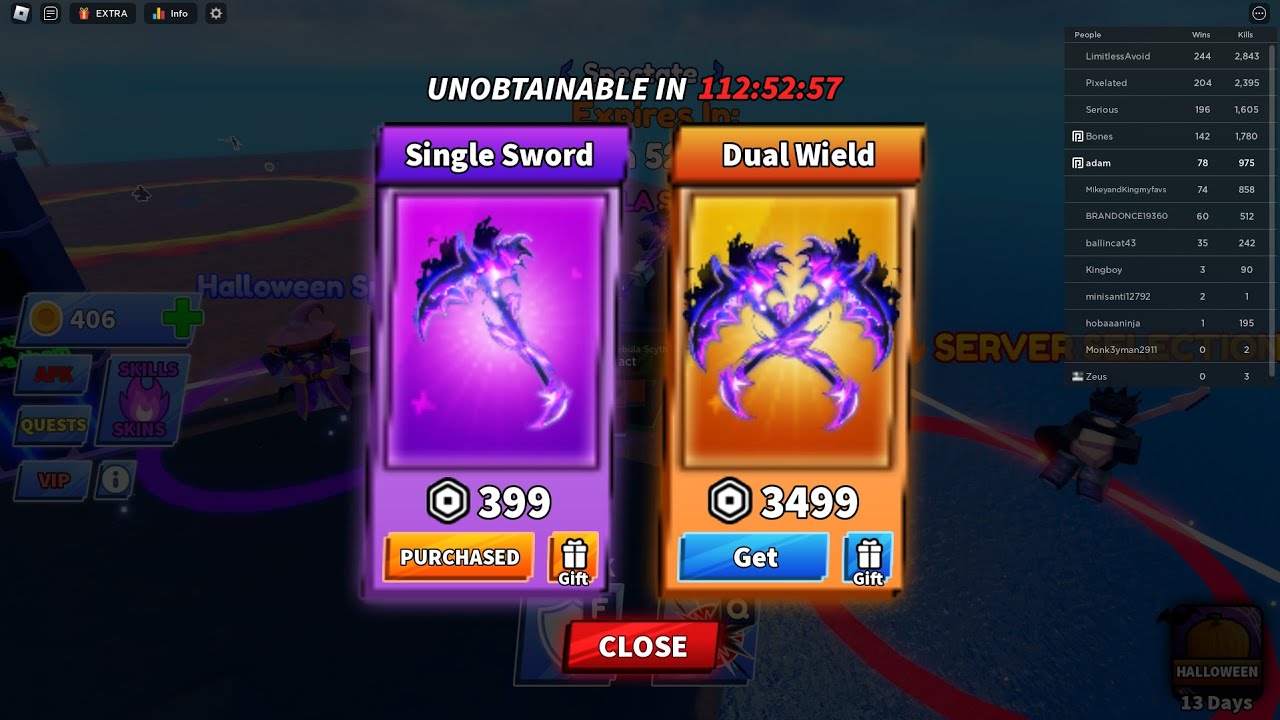 [🔴LIVE] BLADE BALL BUT EVERYTIME I DIE I GIFT NEBULA SCYTHE - YouTube