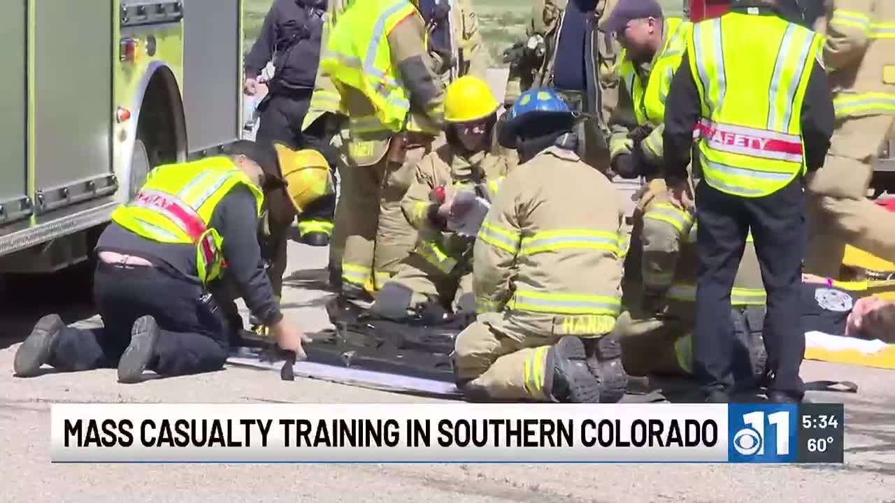 First responders complete mass casualty training - YouTube