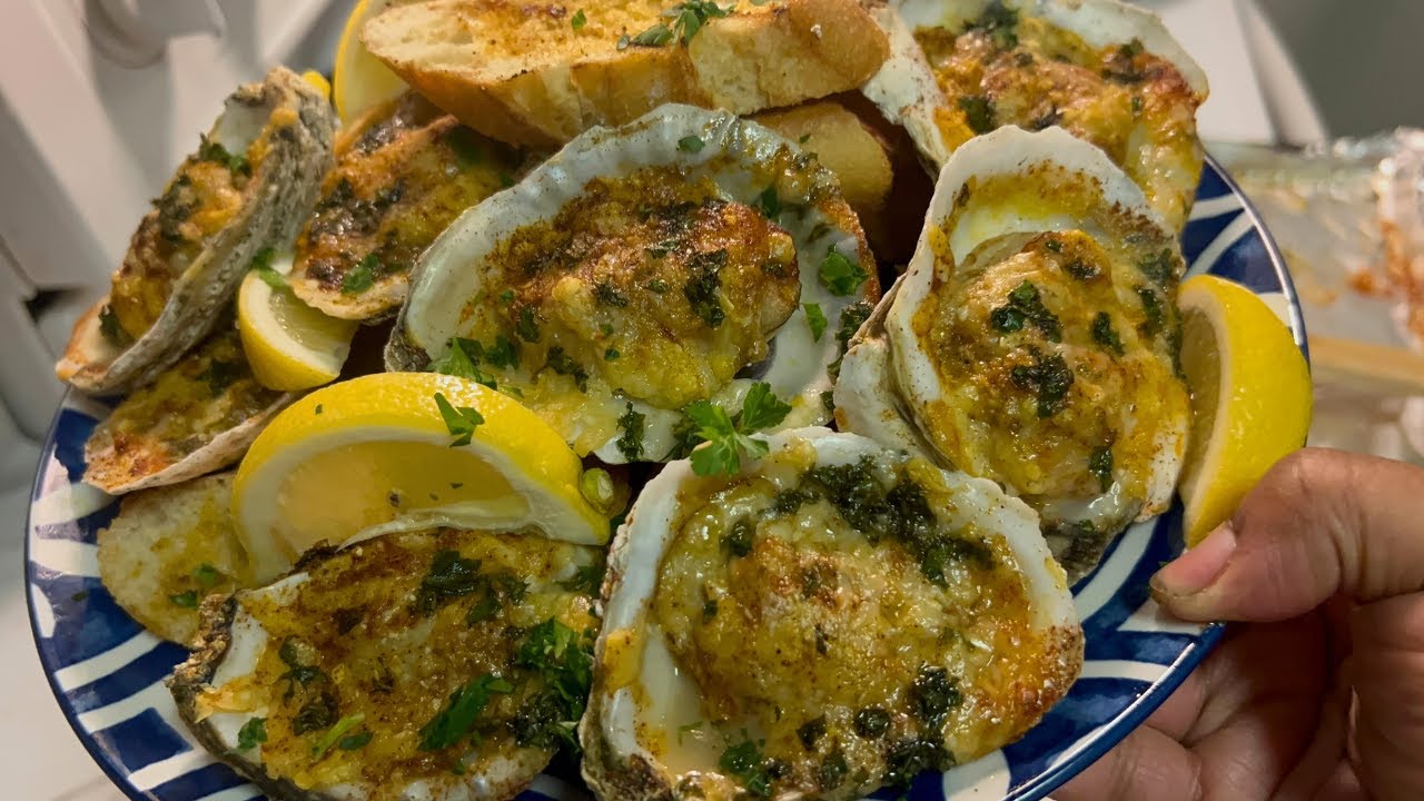How To Make Oyster Rockefeller At Home Using Old Bay Garlic Butter ...