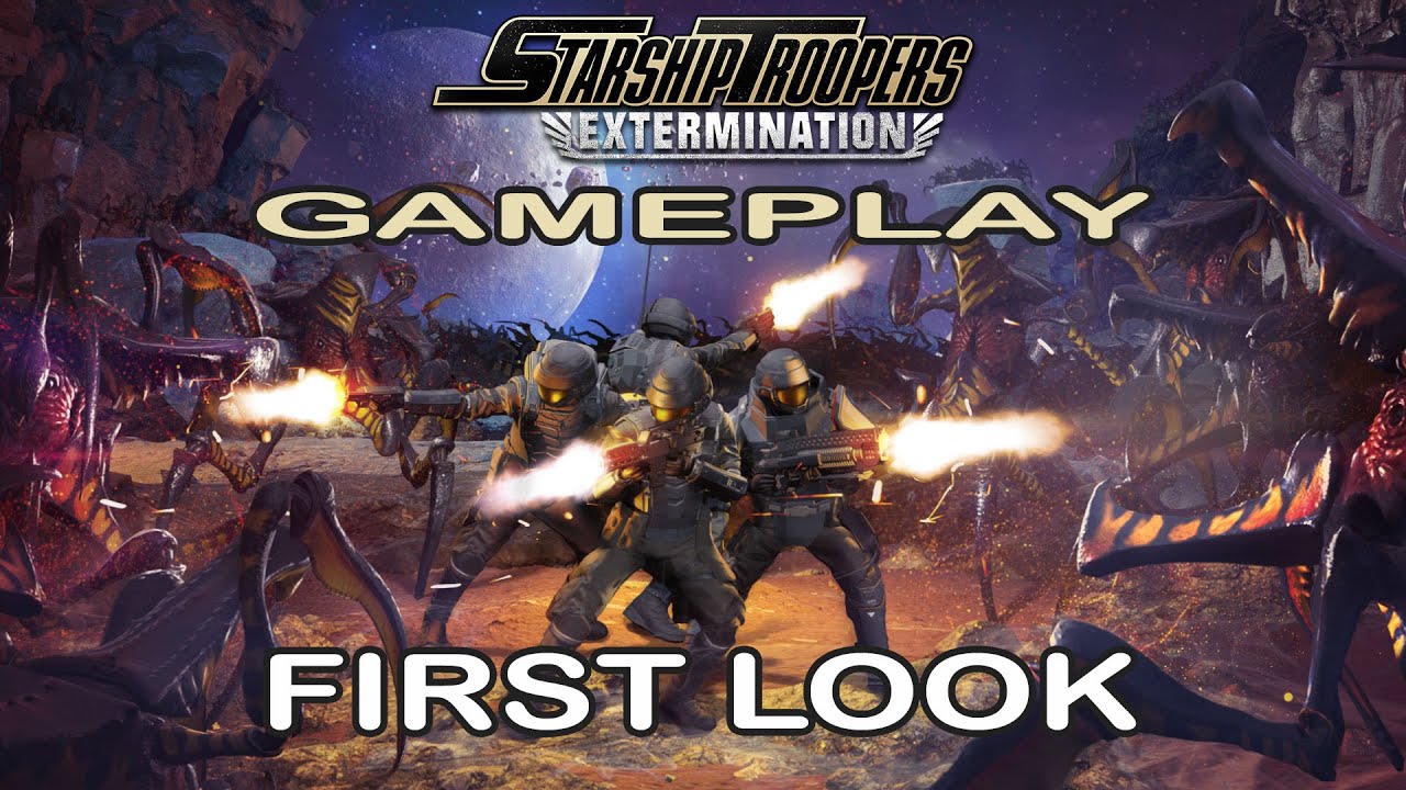 Starship Troopers Extermination Gameplay First Look - YouTube