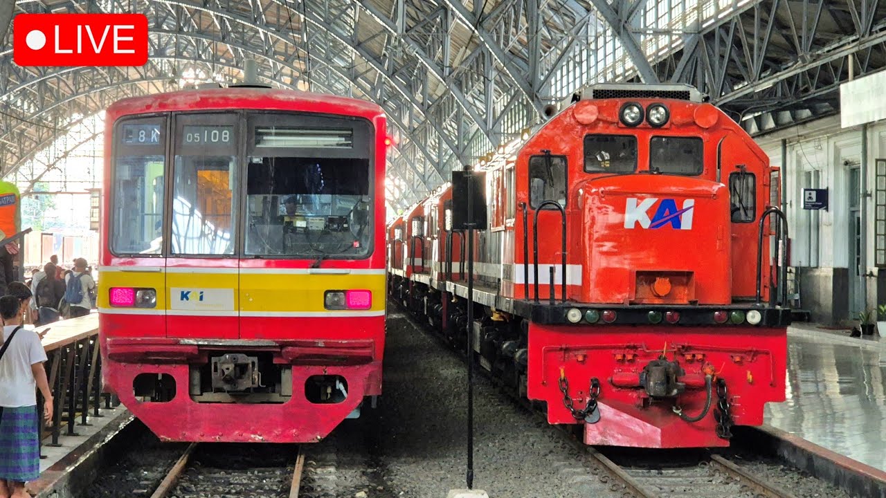 🔴 PENGIRIMAN LOKOMOTIF CC 201 LIVERY MERAH BIRU RNB DARI SUMATRA MENUJU ...