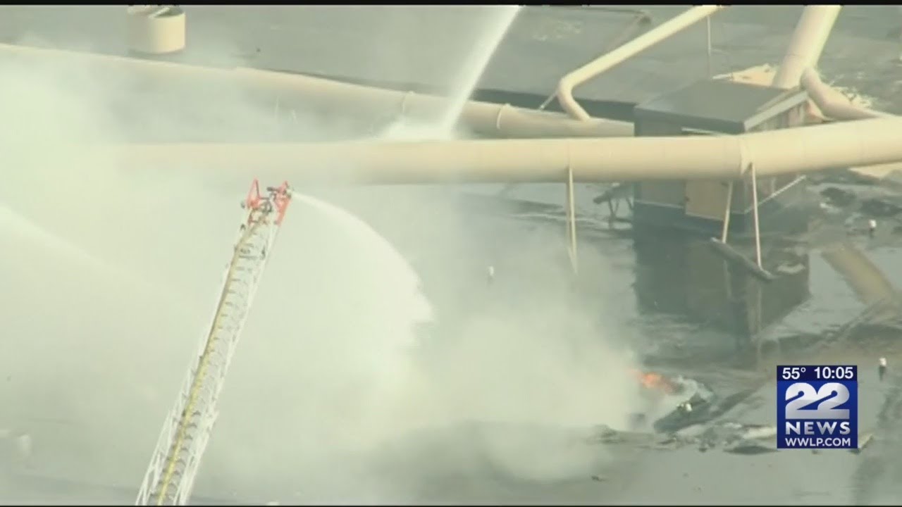 Multiple departments called to assist with big fire at casket company ...