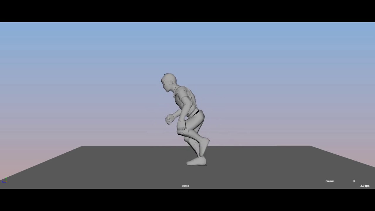 platformer run cycle animation - YouTube