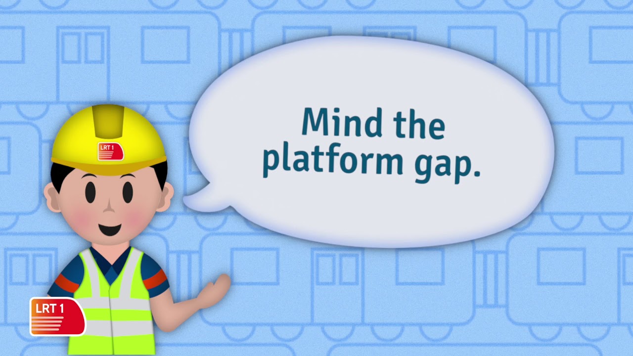 LRT Safety Reminder: Mind the platform gap - YouTube
