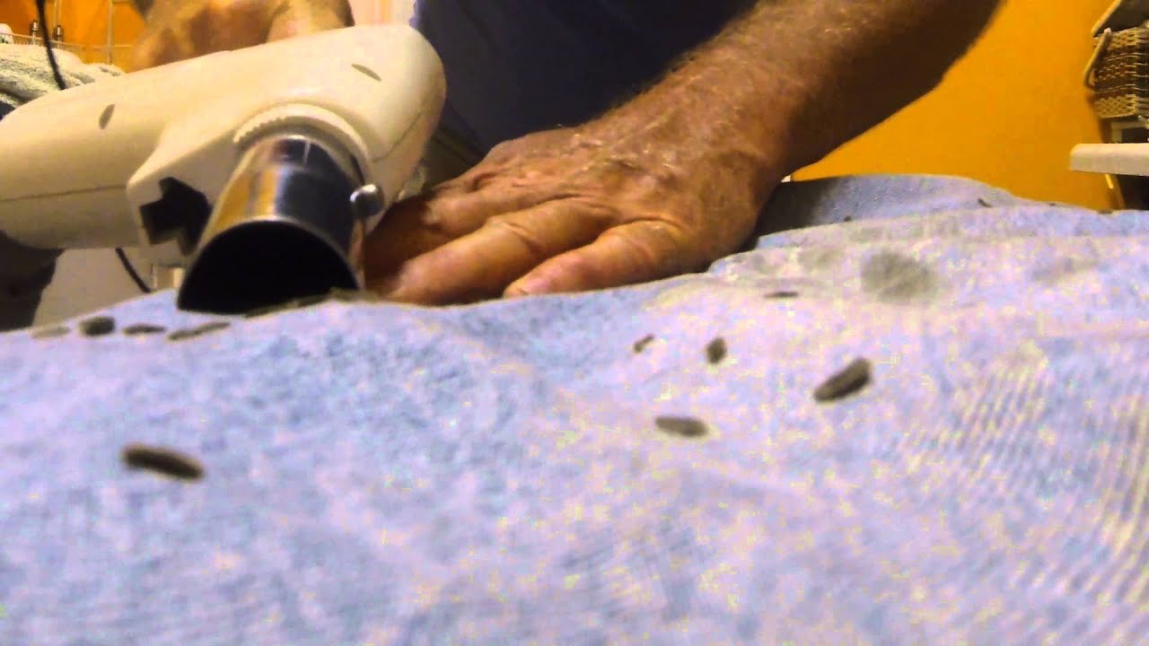 Burr removal with vacuum cleaner - YouTube