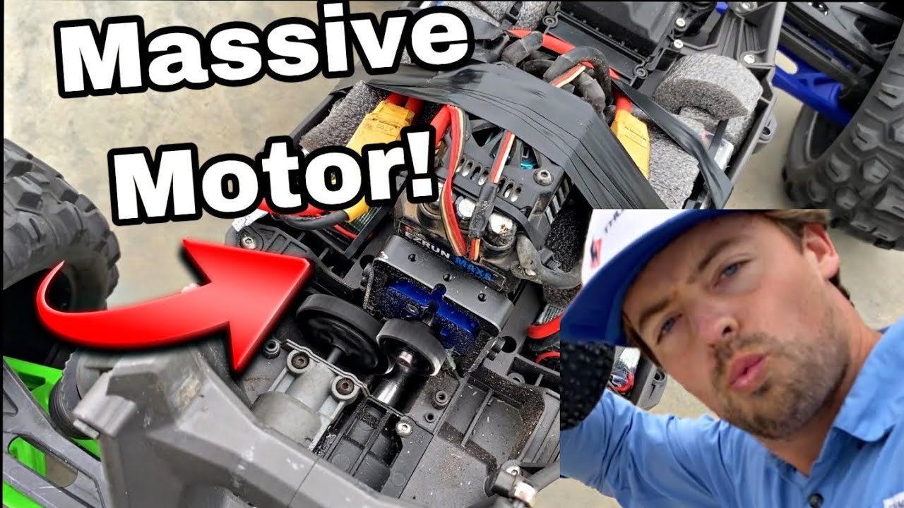 RC Car with a Massive Motor!!! Traxxas Xmaxx Destruction! - YouTube