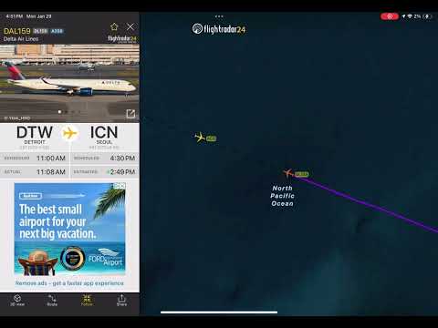 Delta Airlines flight 159 and Air Canada flight eight almost collided ...