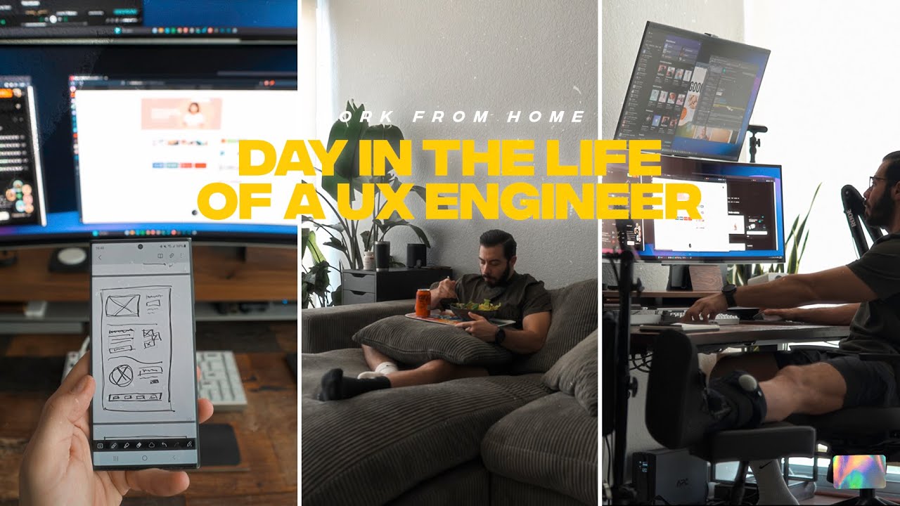 Day In The Life of a UX Engineer (Work From Home) - YouTube