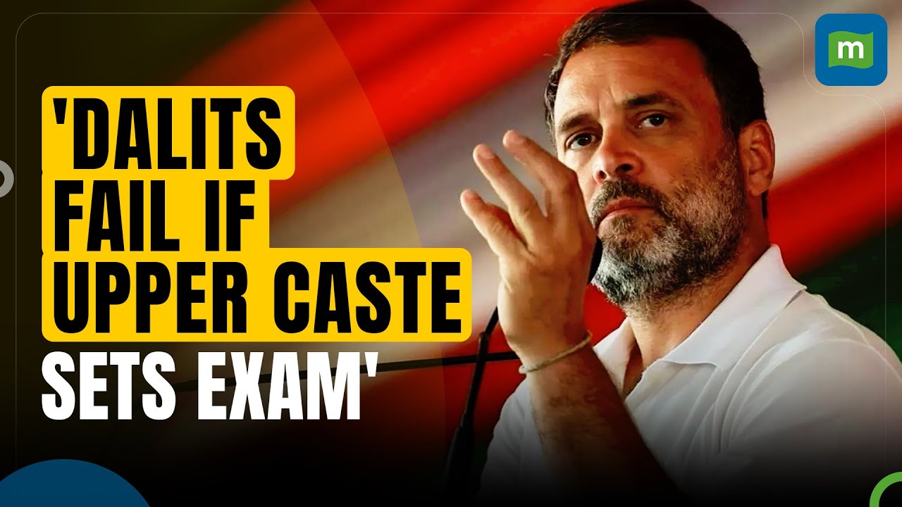 'Whites failed SAT exam when black people set paper': Rahul Gandhi's ...