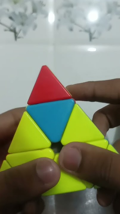 Pyramix cube solved in 25 seconds - YouTube